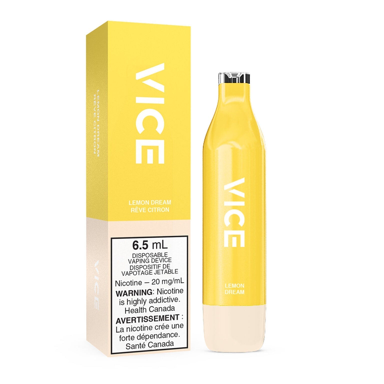 Vice 5500 Lemon dream 20mg/ml disposable – Vape Palace